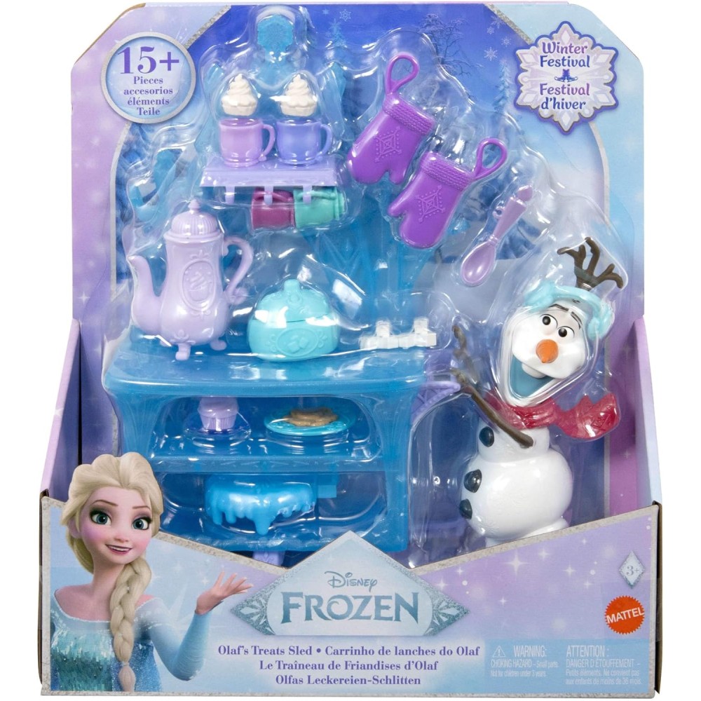 Disney Frozen Olaf Treat Sled Playset Con Olaf Doll